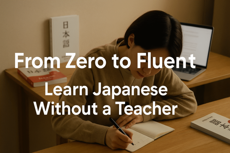From Zero to Fluent: Learn Japanese Without a Teacher - JLPT Hub